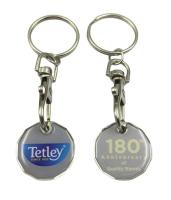 China Custom Made Epoxy Dome Trolley Tokens With Customized Design And Logo for sale