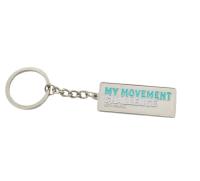China Custom Made Metal Key Holders Engraved Logo With Soft Enamel for sale