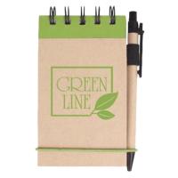China Custom Branding A5 Size Paper Cover Spiral Notebooks With Pens for sale