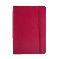 China Engraved Logo Hardcover A5 Office PU Notebooks With Elastic Closure for sale