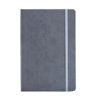China Engraved Logo Hardcover A5 Office PU Notebooks With Elastic Closure for sale
