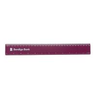China Custom Made 30cm Plastic PS Ruler For Office Or School for sale