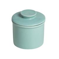 China 350ml 12oz Creative Embossed Ceramic Butter Bell With Custom Branding Gloss Finish for sale