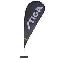 China Exhibition Tear Drop Shape Flying Banners Custom Printed Different Size Available for sale