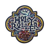 China Custom Shape Polyester Decoration Woven Fabric Patches On Bags Hats for sale
