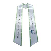 China Full Colour Printed Polyester Stoles For Graduation Honor Custom Made for sale