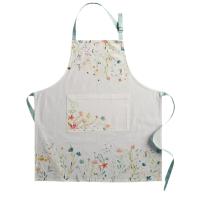 China Custom Made Cotton Full Color Printed Apron For Kitchen for sale