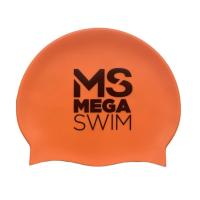 China Kids Adults Size Waterproof Silicone Swimming Cap With Custom Printing for sale