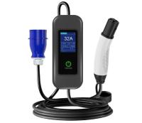 China IP55 Waterproof Portable EV Charger with Tesla NACS Connector - 120kW DC Hyper Charging, 32A Max Current, 5m Cable for sale