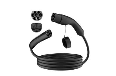 China Type 2 to NACS EV Charging Cable for Tesla - 250V-480V AC, IP67 Rated, TUV Certified Waterproof Connector for sale