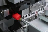 China Automatic Lipstick Labeling Machine 60-90pcs/min Color Code Labeling Equipment for sale