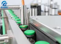 China Semi Automatic Round Bottle Glass Bottle Labeling Machine PLC With Siemens for sale