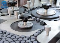 China Rotary Type Vertical Round Bottle Labeling Machine High Speed Non Stop 2.8KW for sale