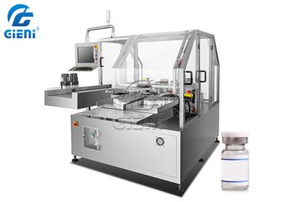 China High Precision Vertical Round Bottle Labeling Machine 300-550bpm ±0.5mm Non Stop for sale
