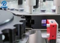 China High Precision Vertical Round Bottle Labeling Machine 300-550bpm ±0.5mm Non Stop for sale