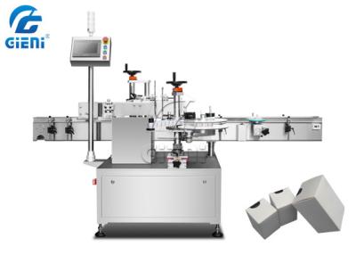 China Single Side Box Corner Labeling and Sealing Machine 80-300Pcs/min Automatic Box Label Applicator for sale