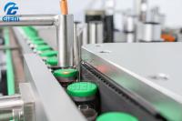 China Pharmaceutical Plastic Glass Dropper Bottle Labeling Machine 300pcs/Min for sale