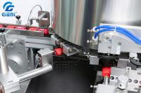 China PLC Control 220V 50HZ Lip Balm Labeling Machine For Cylinder Container for sale