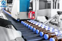 China Pharmaceutical Ampoule Wrap Around Labeling Machine 0.5mm Accuracy for sale