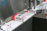 China Dual Corner Automatic Box Labeling Machine 120PPM Stainless Steel 304 for sale