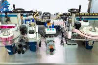 China Pharmaceutical 10ml Oral Liquid Vertical Labeling Machine Ahesive Sticker Labeling for sale