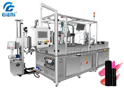 China 1000PCS/H Silicone Lipstick Filling Machines Piston Type 5HP Compressor for sale