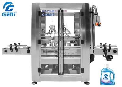 China 650kg Dual Head Linear Liquid Filling Machine 380V 100-1000ml for Household Products for sale