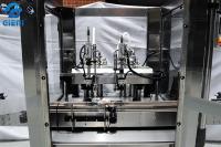 China CE Approved Movable 3.4KW 1000ML Liquid Filling Machine with PLC Control for sale