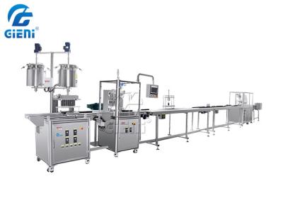 China Piston Cosmetic Filling Machine 84pcs/min 12-Head Mascara Lipstick Production Line for sale