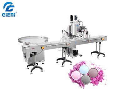 China 3.5kW Single Nozzle Gear Pump Cosmetic Cream Filling Machine AC220V 40-60pcs/min for sale