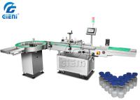 China Lyophilized Powder Bottle Labeling Machine 20-90mm 300 BPM Automatic Vial Labeler for sale
