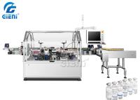 China PLC Control Small Vaccine Bottle Labeling Machine 600pcs/min 4.2m Length for sale