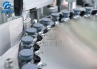 China PLC Control Small Vaccine Bottle Labeling Machine 600pcs/min 4.2m Length for sale