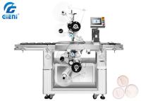 China SUS304 frame Top And Bottom Labeling Machine 250pcs/min Automatic Sticker Labeling for sale