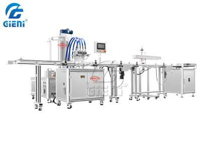 China Multi-Functional 4-Hole Hot Irrigation Production Line Cosmetic Filling Machine for sale