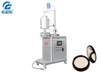 China 5L Lab Single Nozzle Facial Cream Lotion Cosmetic Filling Machine with Heating Stirring for sale
