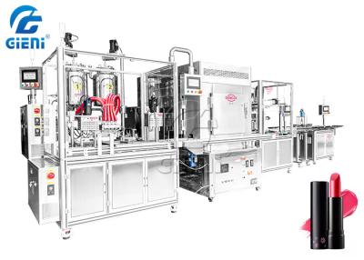 China 4 Nozzle Silicone Marble Lipstick Filling Production Line 720-960 Pcs Per Hour for sale