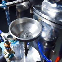 China One Shaft Cosmetic Powder Blending Machine Dry Powder Mixer 100L 25kg Capacity for sale