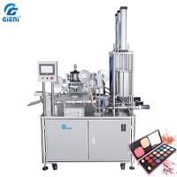 China 3D Multi Colors Makeup Powder Press Machine 0.6-0.8Mpa For Shimmer Blush Highlighter for sale