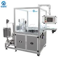 China Rotary Dual Color Air Cushion BB CC Cream Filling Machine 15L Tank 20ml Max Fill for sale