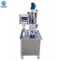 China Dual Nozzles Air Cushion BB Cream Filler CC Cream Filling Machine 15L Tank 20ml Max for sale