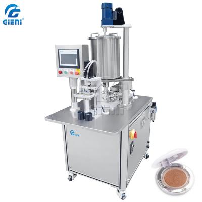 China Dual Nozzles Air Cushion BB Cream Filler CC Cream Filling Machine 15L Tank 20ml Max for sale
