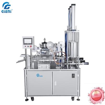 China 3D Multi Colors Makeup Powder Press Machine 0.6-0.8Mpa For Shimmer Blush Highlighter for sale