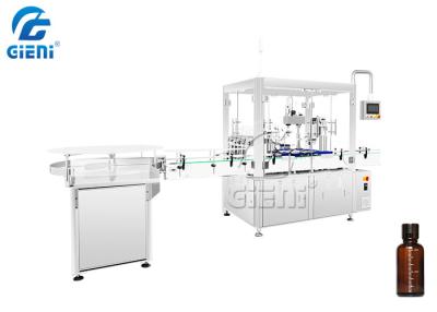 China Automatic 10ml Glass Bottle Hair Oil Filling Machine 4 Nozzles 220V for sale