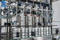 China Servo Driven Bottle Filling Machine 4KW 120 Bottles Per Min 1200kg with Diving Nozzles for sale
