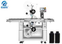 China SS304 91mm Belt Width PLC Controlled Chemical Bottle Labeling Machine 50-250pcs/min for sale