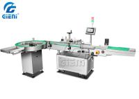China Cylindrical Bottle Label Applicator 300pcs/min Automatic Labeling Machine 20-90mm Diameter for sale