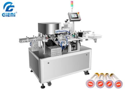 China Automatic Lip Balm Tube Labeling Machine 90pcs/min 30mm Diameter for sale