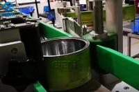 China 200BPM  Vertical Cylinder Automatic Bottle Labeler , Bottle Labeling Equipment for sale