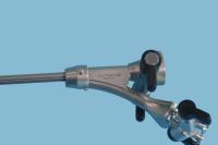 China A20972A Double Channel Deflecting Cystoscope Bridge Rigid Endoscope Part 8x8x4 Inch Dimensions for sale